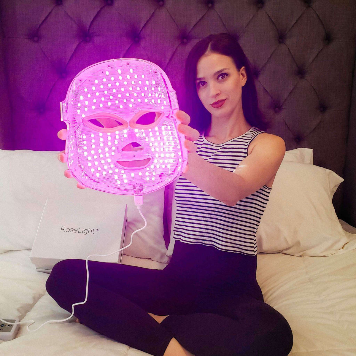 RosaLight™ | Rosacea Light Therapy Mask | Kills Demodex Mites on Face